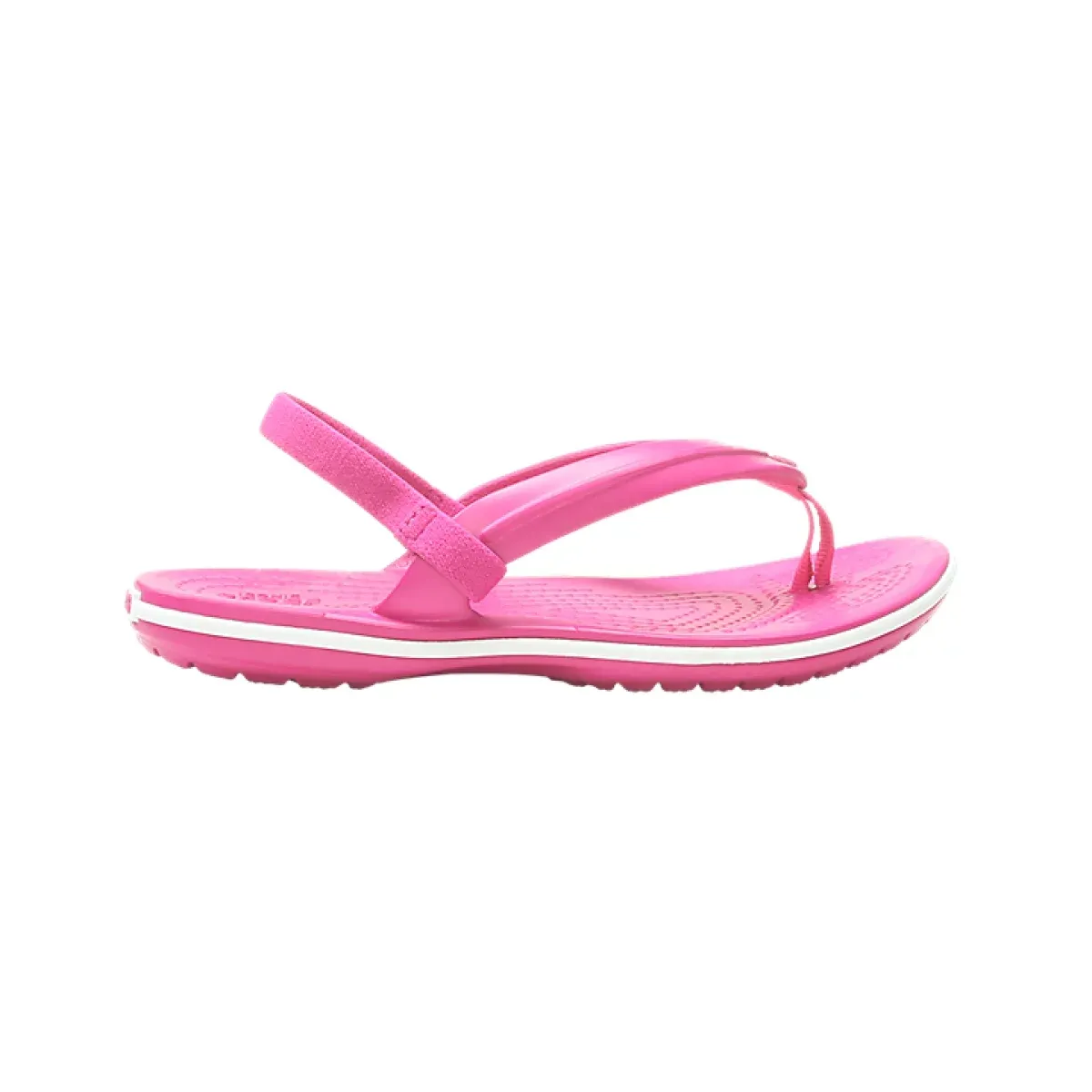 Crocs Kids Crocband™ Strap Flip - Candy Pink | Clogz